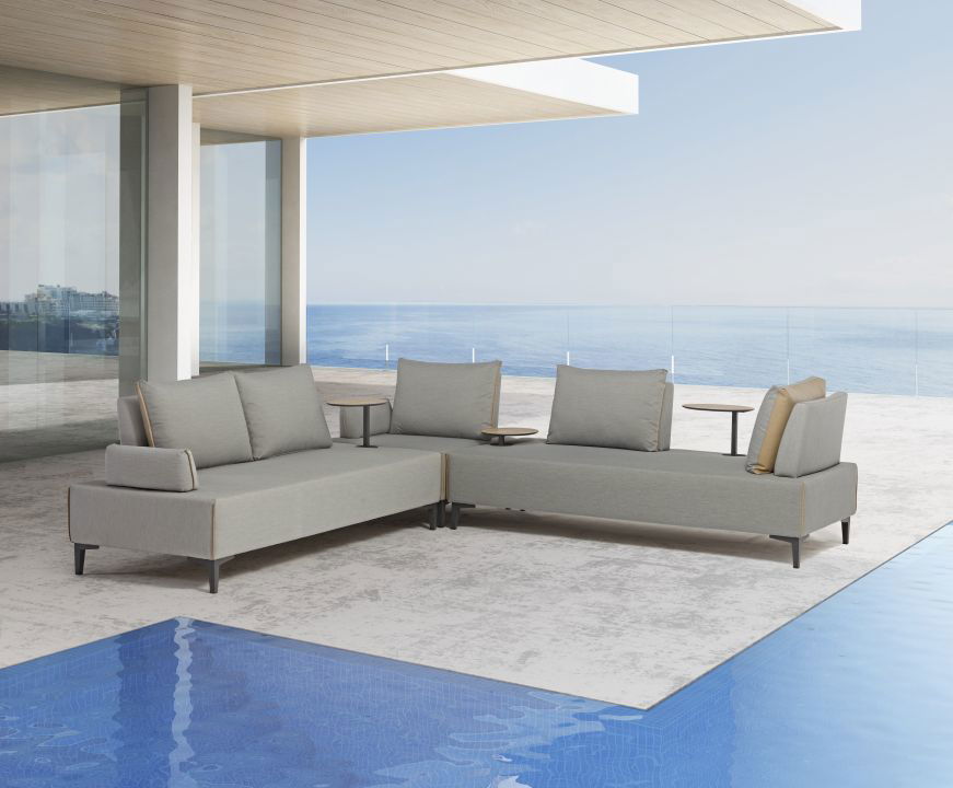 Freedom Multifunktions Einzelsofa grau Living Zone Exklusive Gartenmobel living zone